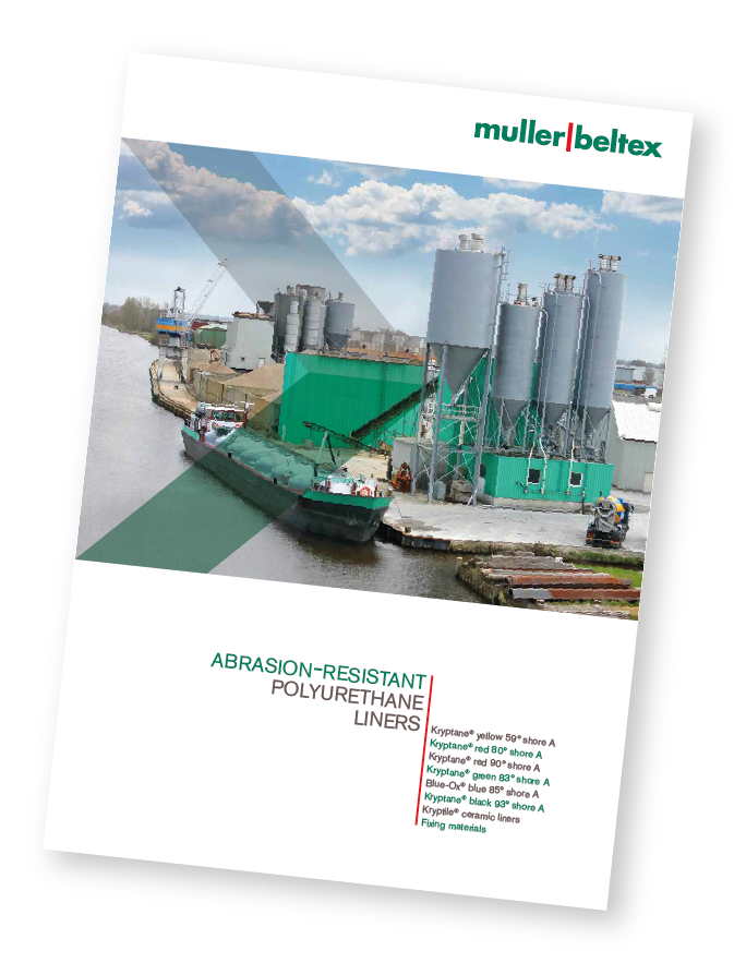 Abrasion polyurethane liners – Muller Beltex